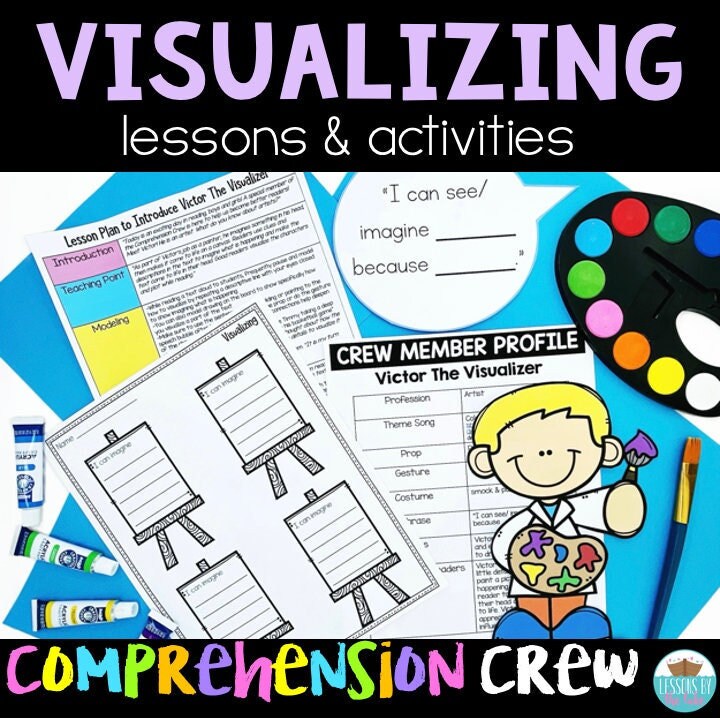 Visualizing Lesson and Activities- Comprehension Crew - Etsy