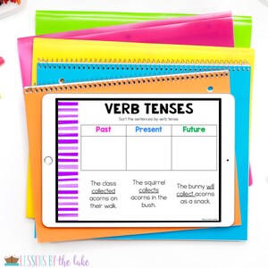 Fall Verb Tenses Digital & Printable Bundle - Google Slides + Task ...