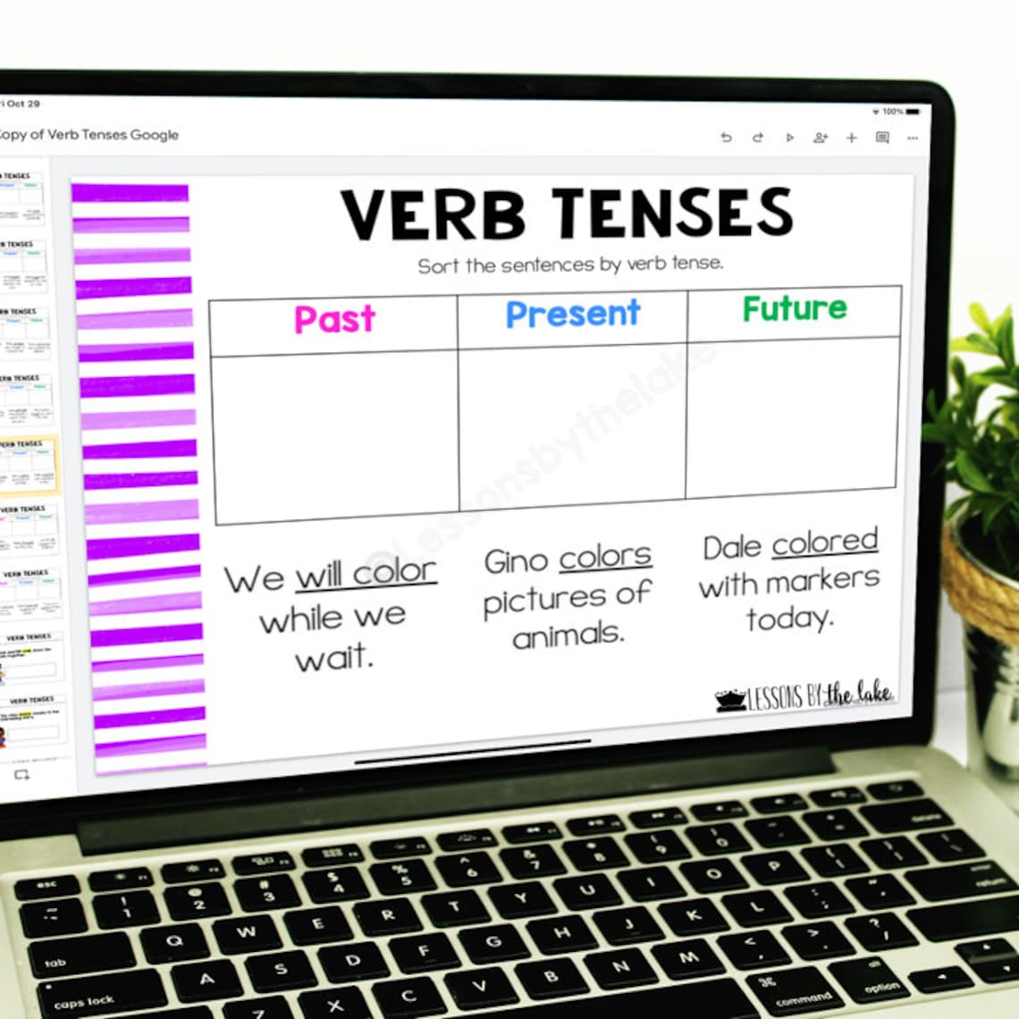 Verb Tenses No Prep Activities Past, Present, & Future - Etsy