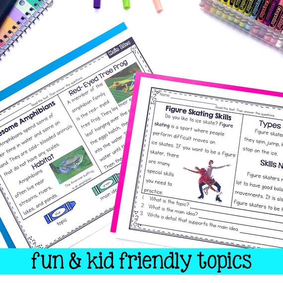 Nonfiction Reading Worksheets