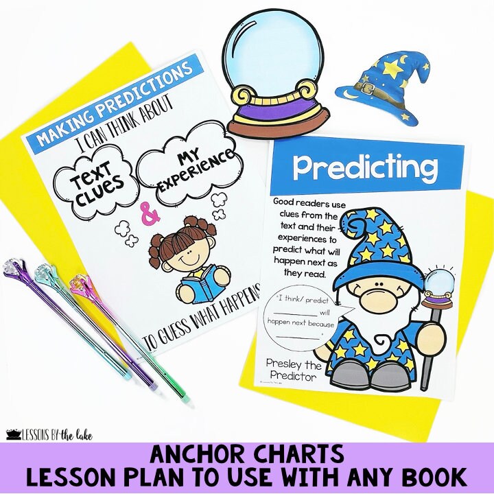 Making Predictions Lesson & Activities Comprehension Crew - Etsy