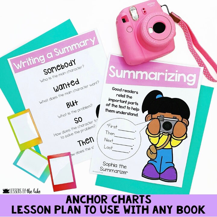 Summarizing Lesson and Activities- Comprehension Crew - Etsy