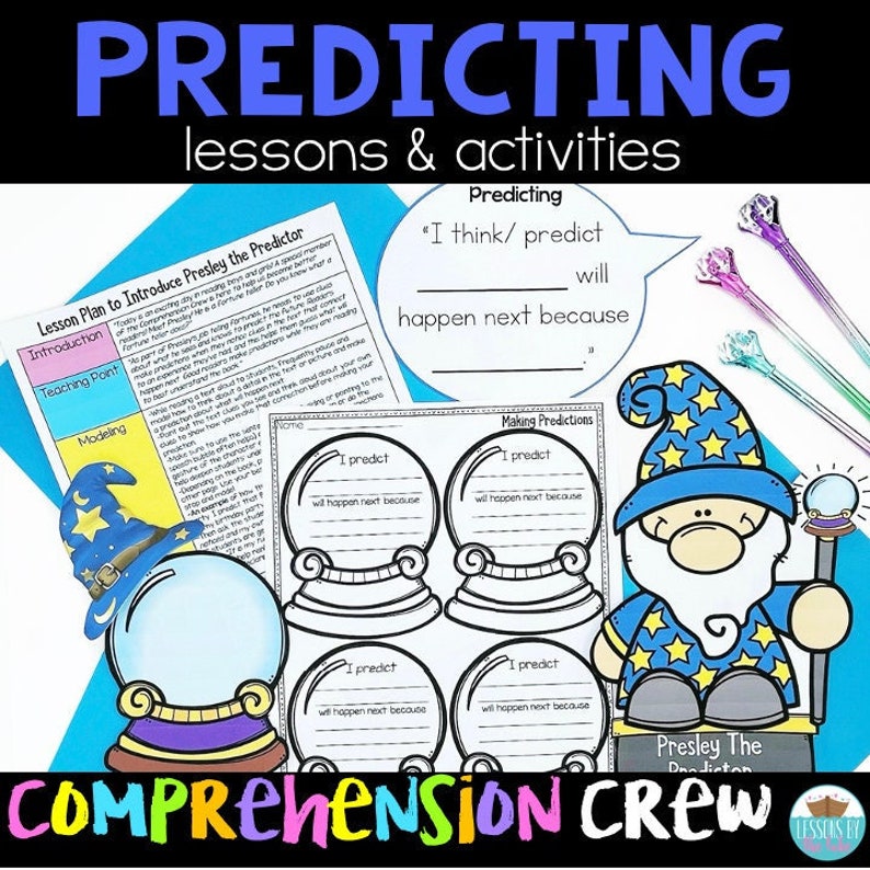 Making Predictions Lesson & Activities Comprehension Crew - Etsy