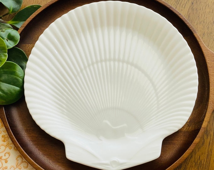 Vintage 1940's Wedgwood Scallop Shell Plate 9 Nautilus Collection With ...