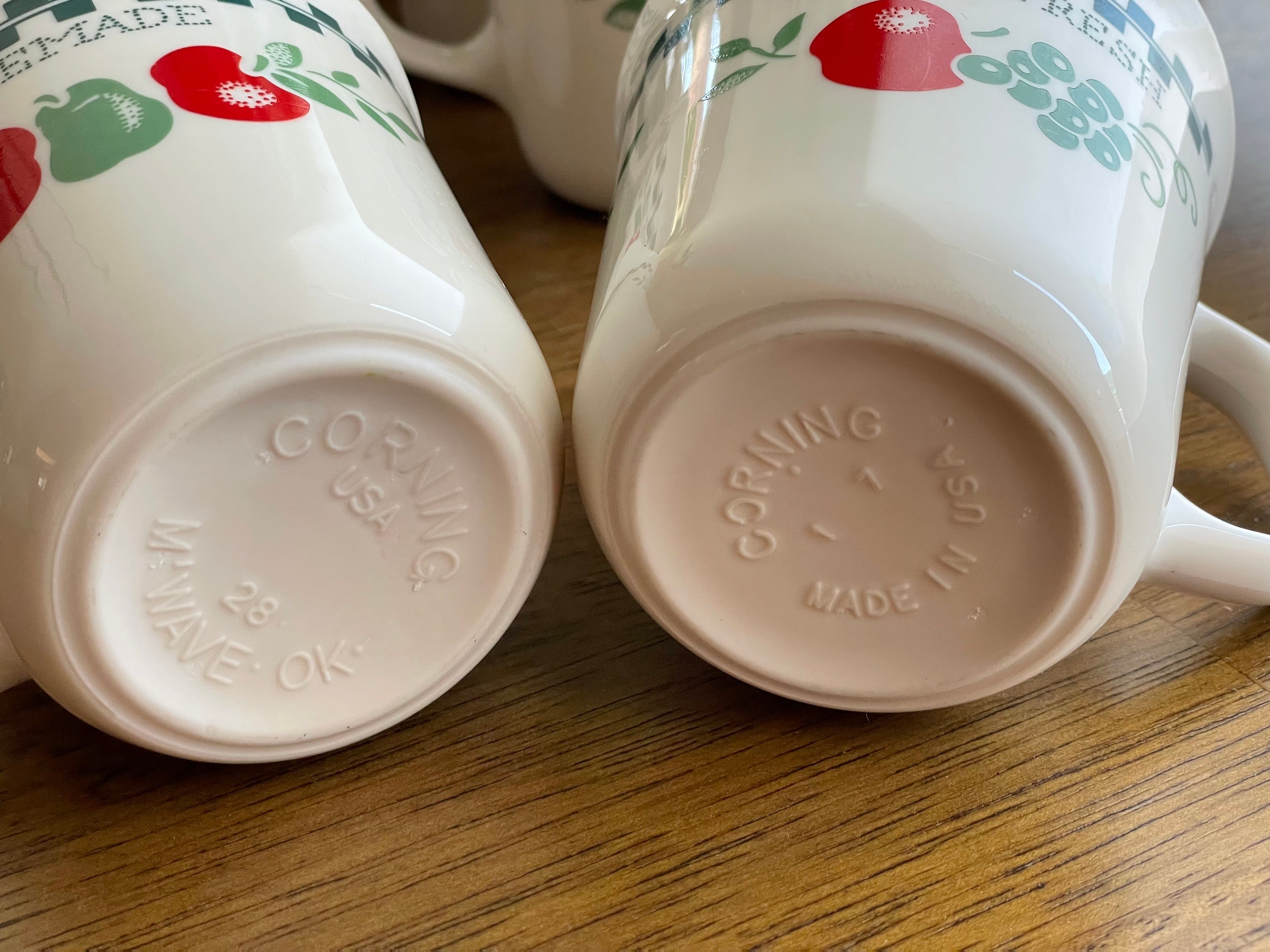 1970's Vintage Corning Ware Corelle FARM FRESH Pattern With Green ...