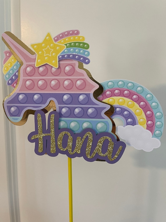 Pop it cake topper, Pop It Fidget Cake Topper, Custom Birthday Cake ...