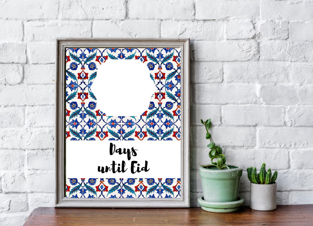 Ramadan Eid Countdown Poster, Instant Download NO SHIPPING - Etsy