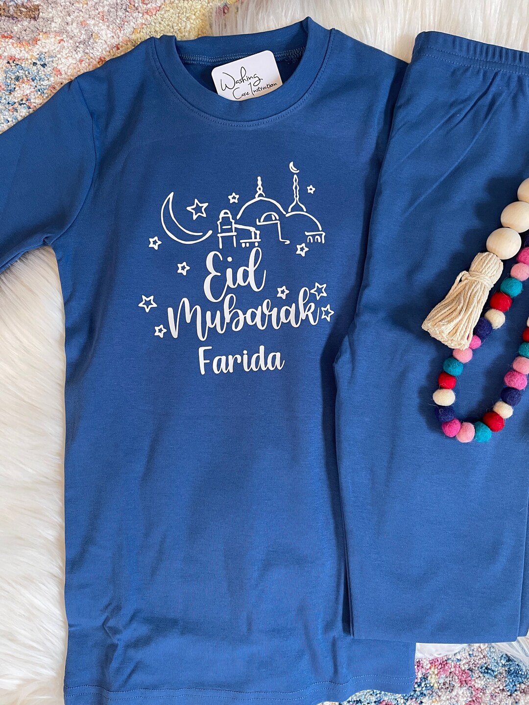 Eid Mubarak Pajamas Eid Gifts Eid Pajamas - Etsy