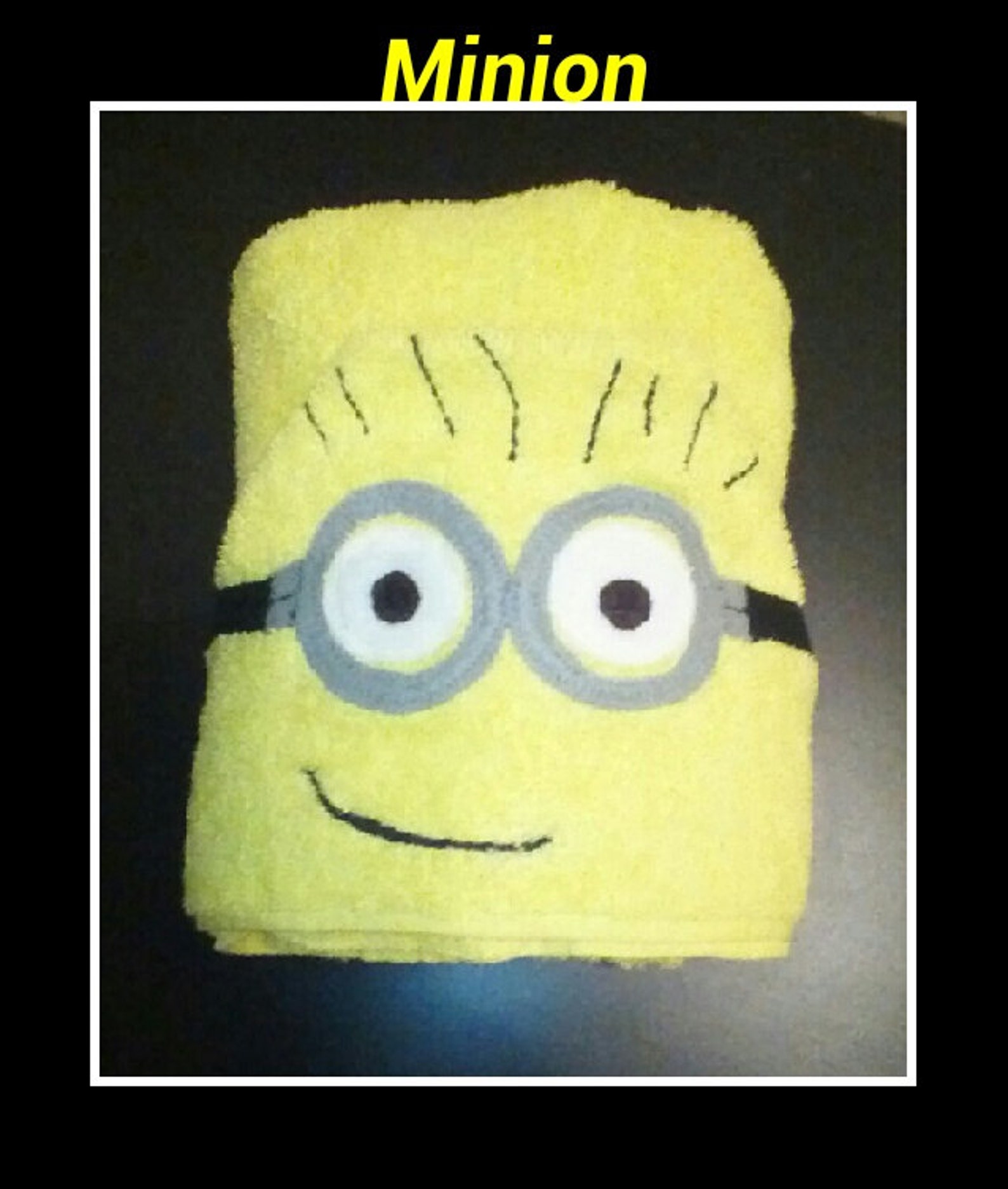 Minion Hooded Bath Towel - Etsy