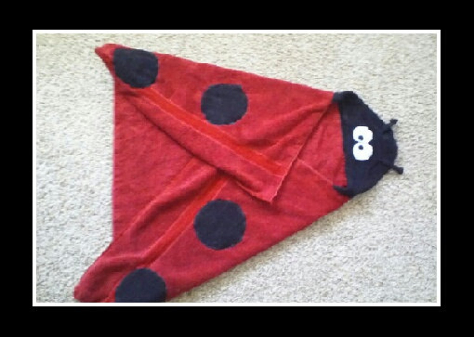 Ladybug Hooded Towel - Etsy