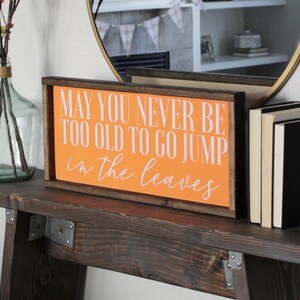 Fall Signs Autumn Signs Orange Fall Signs Handmade Wood - Etsy