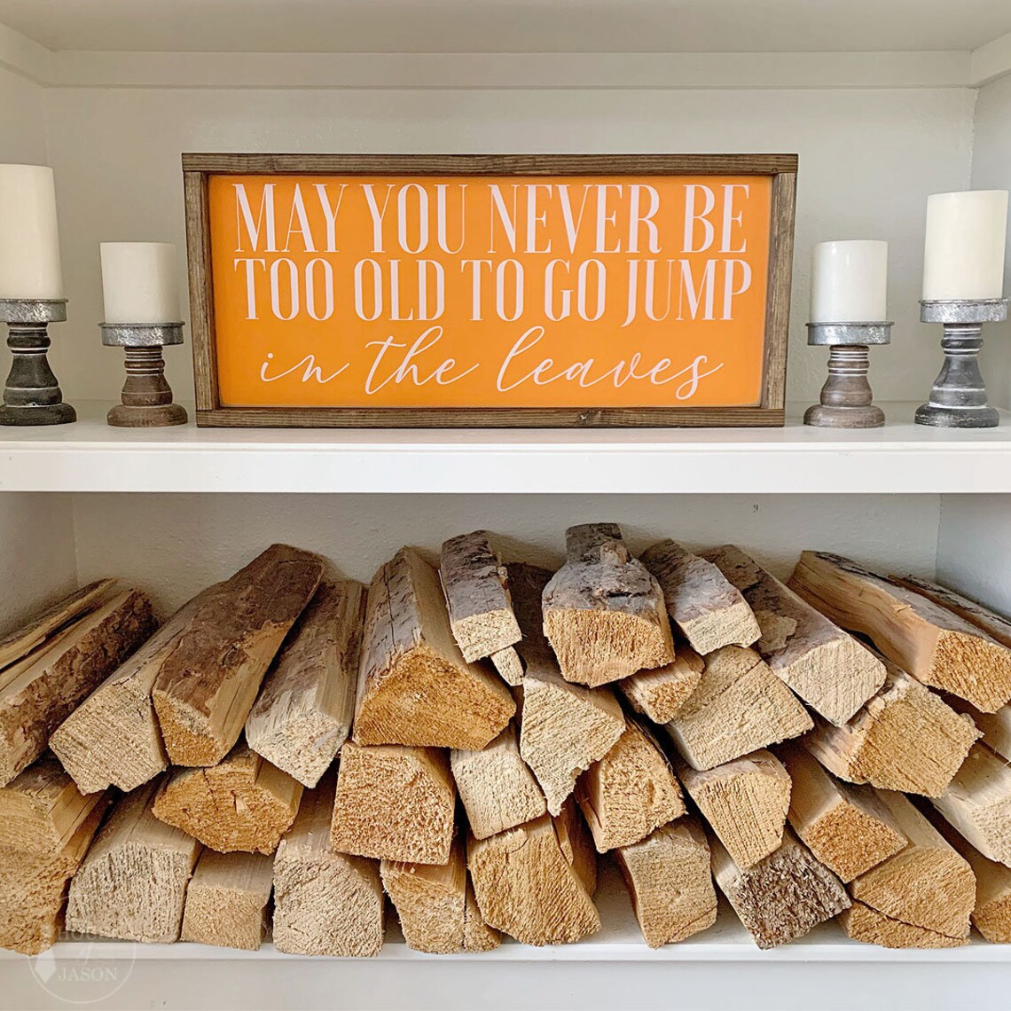 Fall Signs Autumn Signs Orange Fall Signs Handmade Wood | Etsy