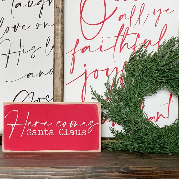 Mini Christmas Signs - Etsy