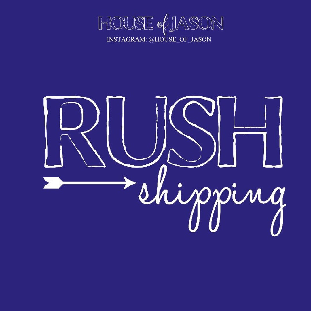Rush My Order Add On Expedited Shipping Rush Hurry USPS - Etsy