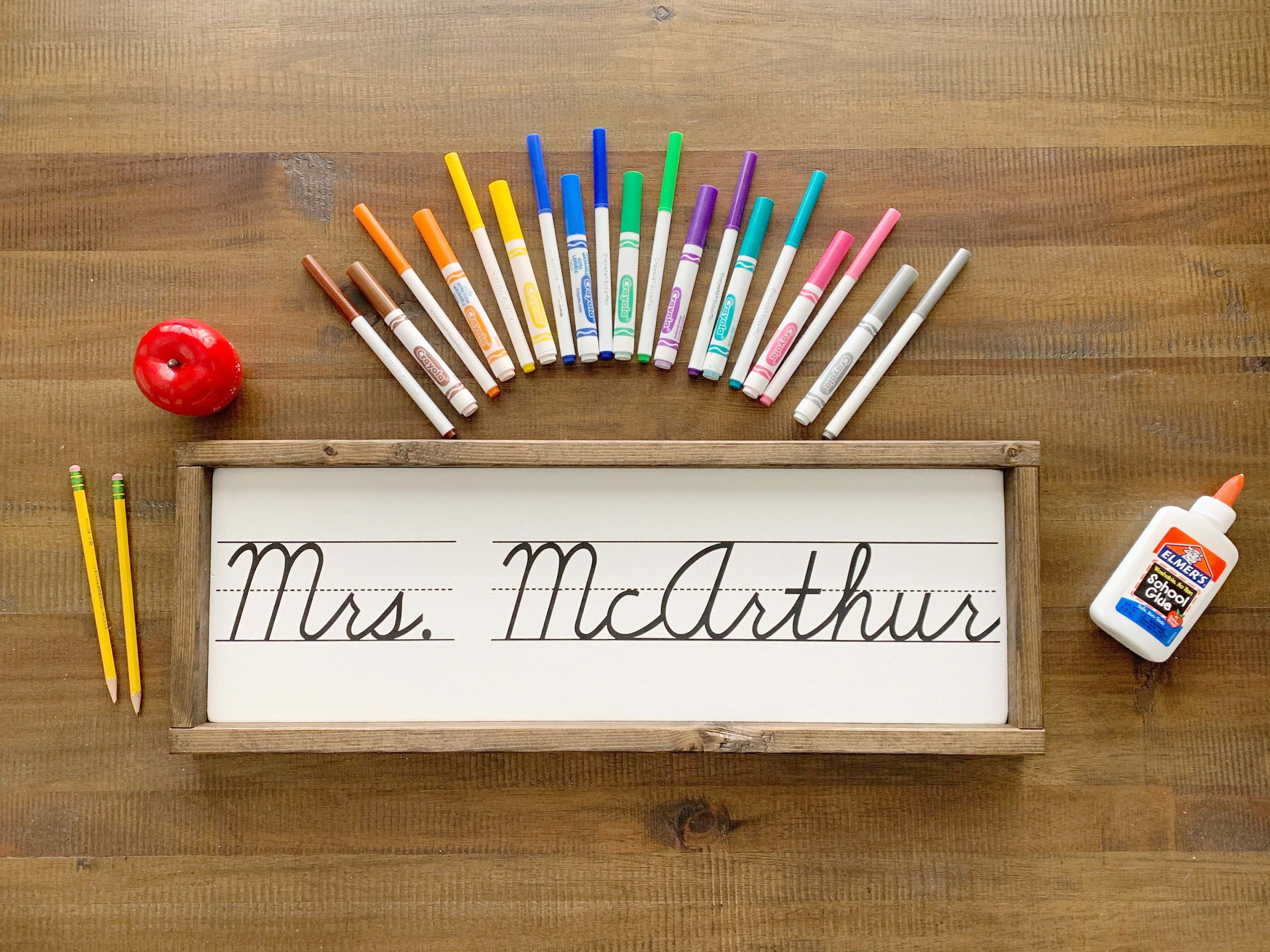 Teacher Name Sign Classroom Decor Personalized Signs | Etsy