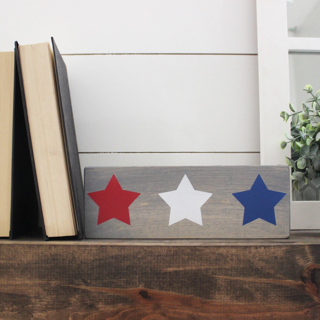 Red White and Blue Patriotic Decor America USA 4th of | Etsy