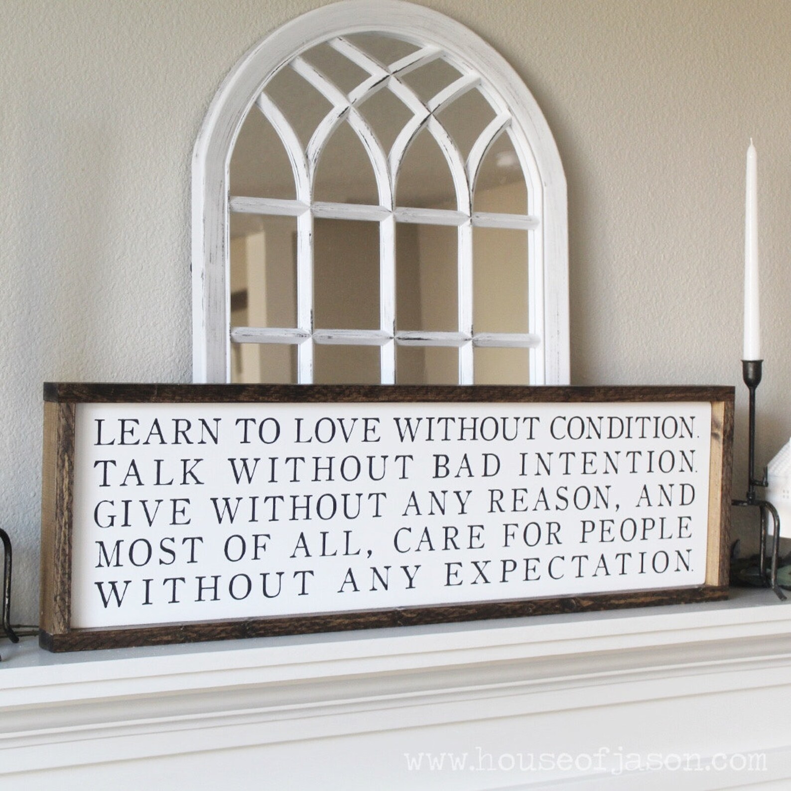 Entryway Sign Hand Painted Sign Wood Signs Inspirational - Etsy