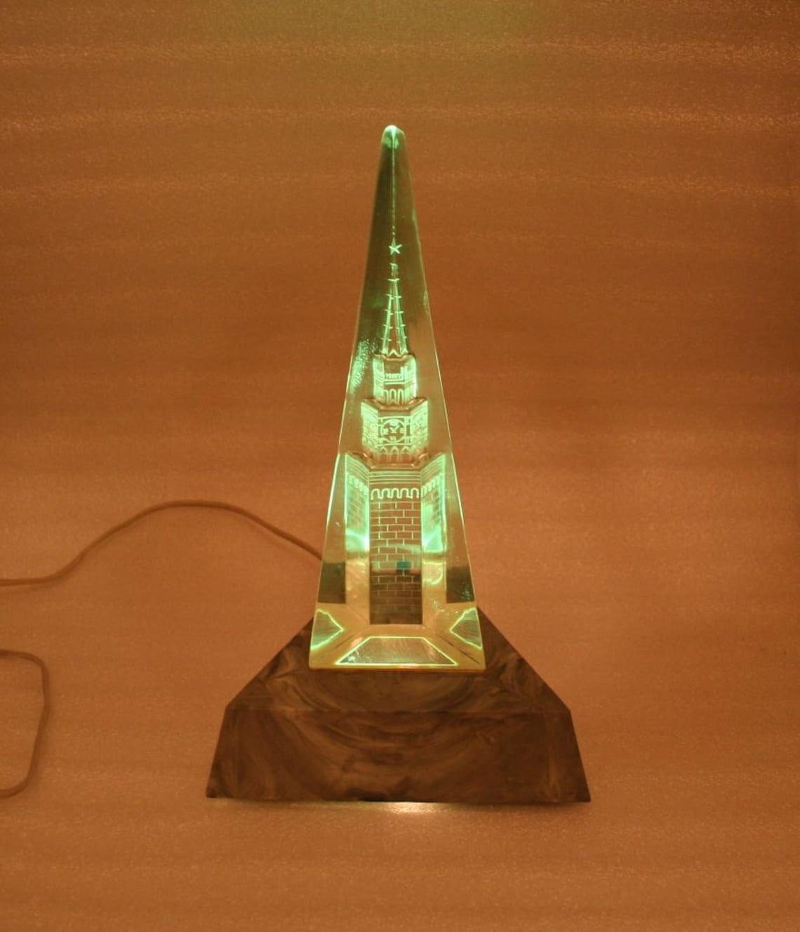 Vintage Night Lamp Soviet USSR Rare Lamp KREMLIN TOWER. - Etsy