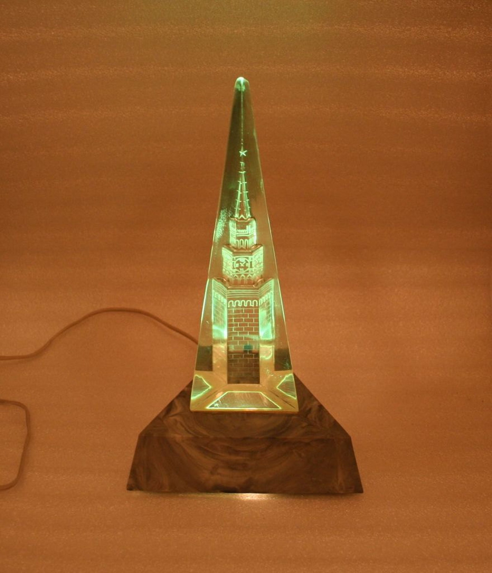 Vintage Night Lamp Soviet USSR Rare Lamp KREMLIN TOWER. - Etsy