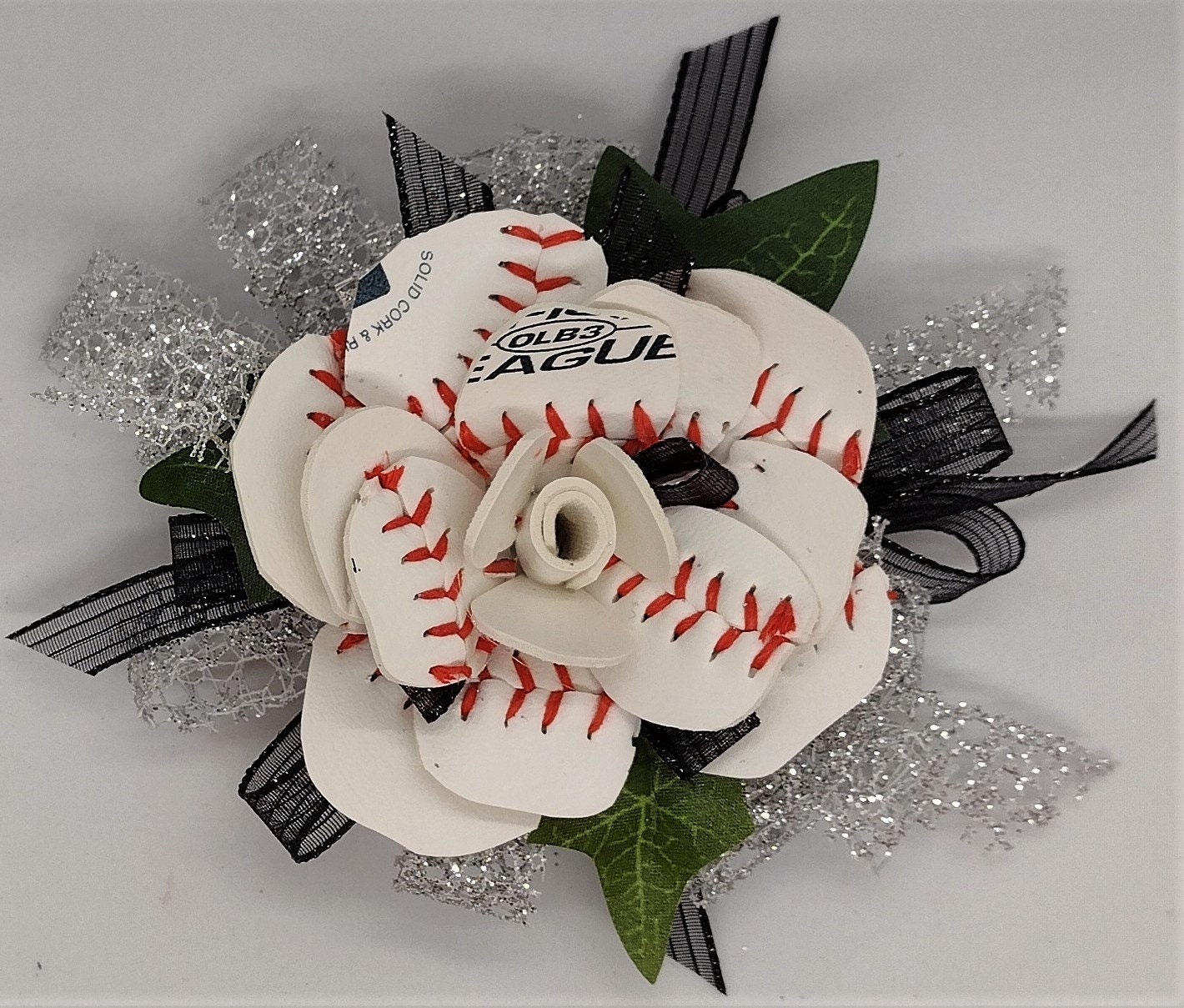 Charmed Baseball Wrist Corsage/silver - Etsy