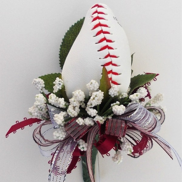 Baseball Rose - Etsy
