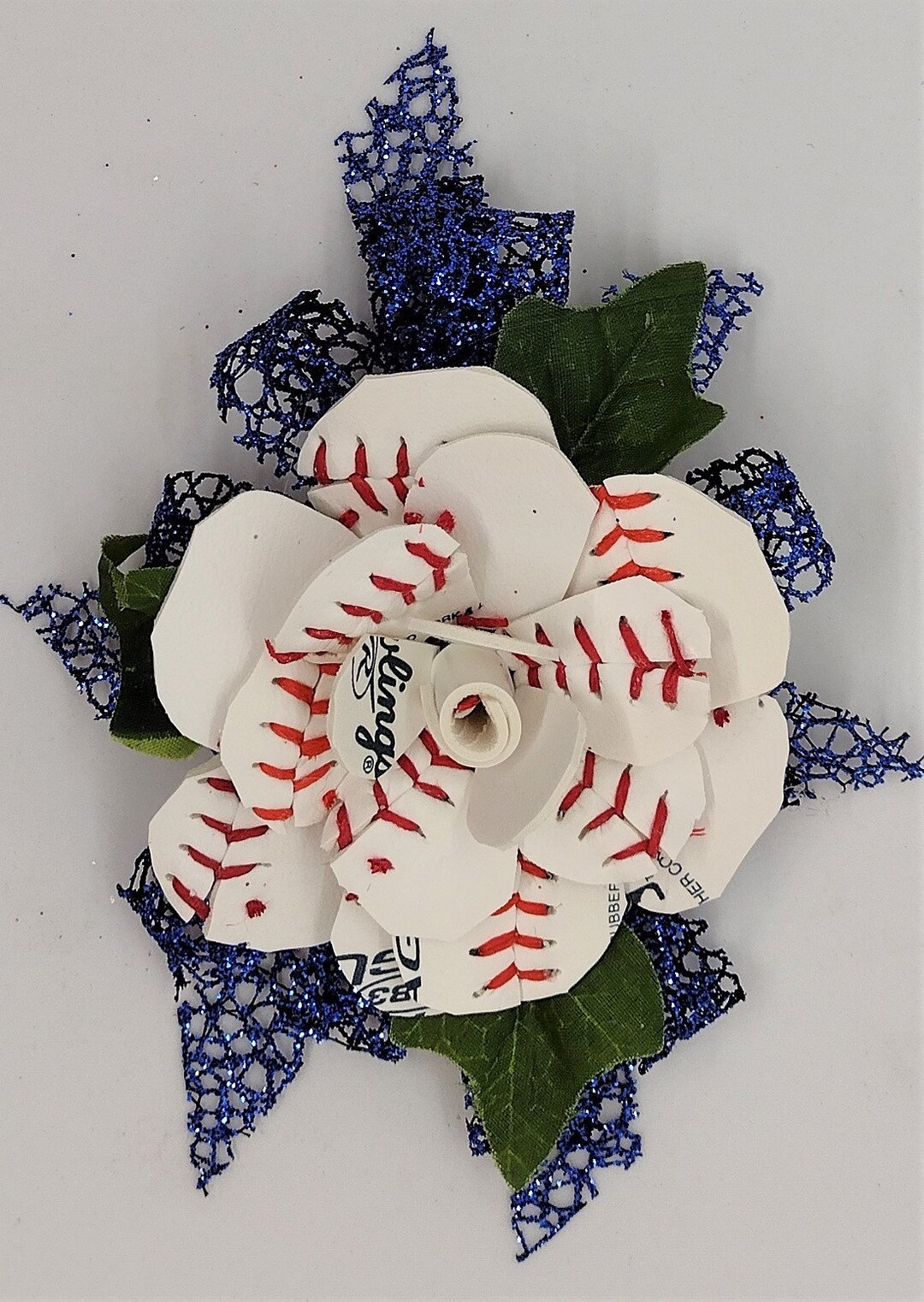 Charmed Baseball Wrist Corsage/royal - Etsy