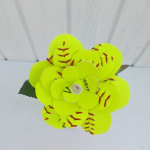 Softball "rose" in Full Bloom - Etsy