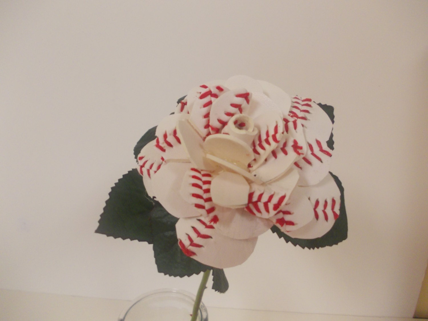Baseball Rose in Full Bloom - Etsy