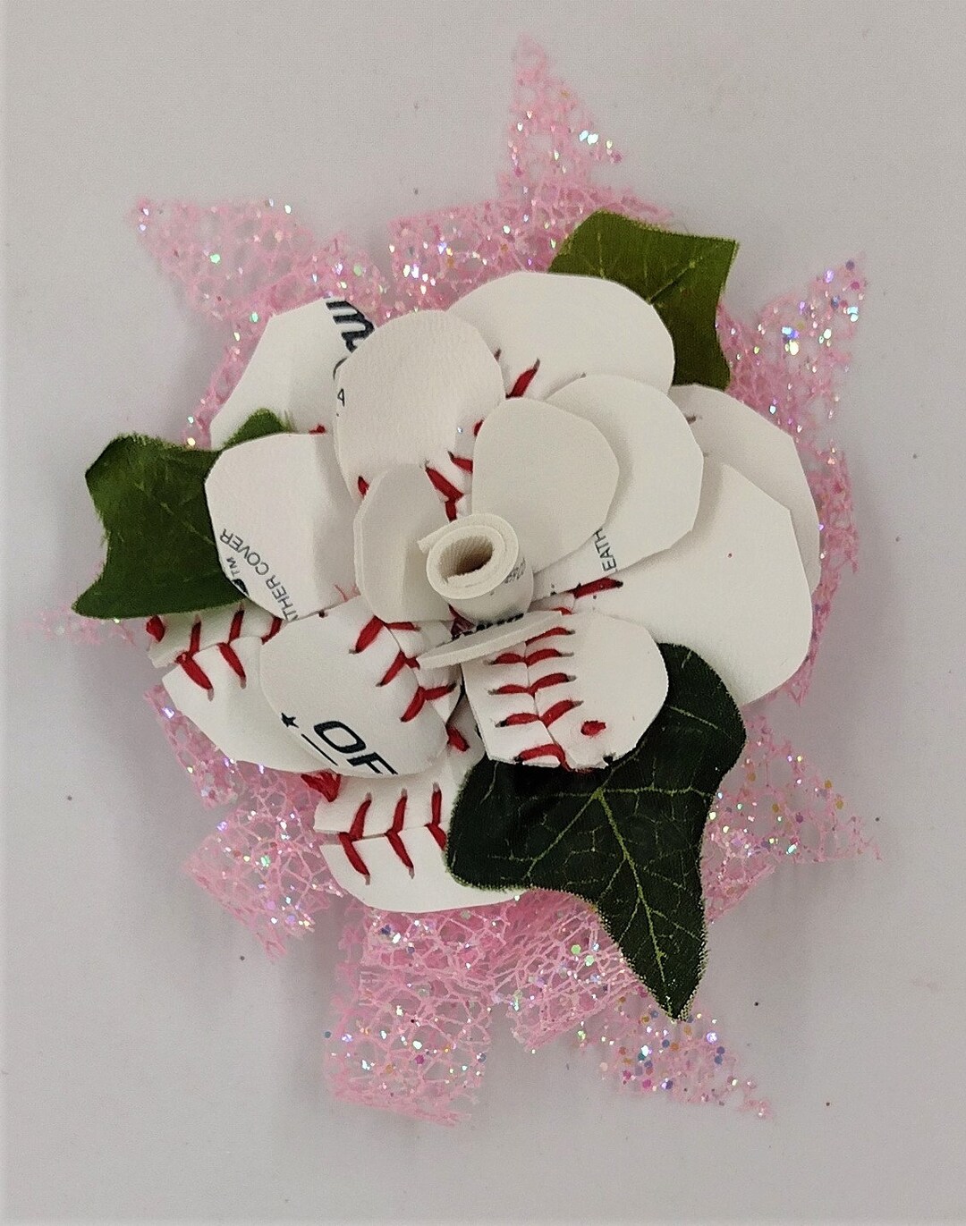Charmed Baseball Wrist Corsage/pink - Etsy