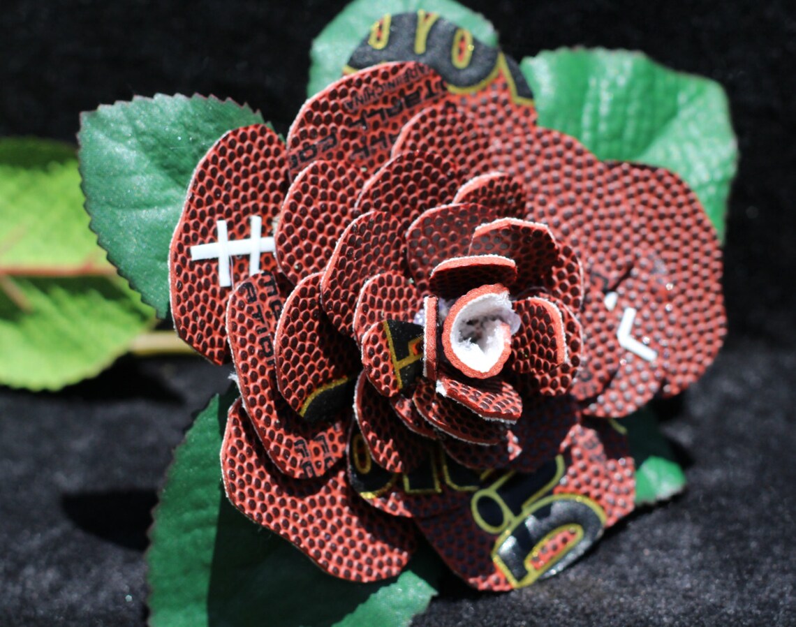 Football Rose in Full Bloom - Etsy