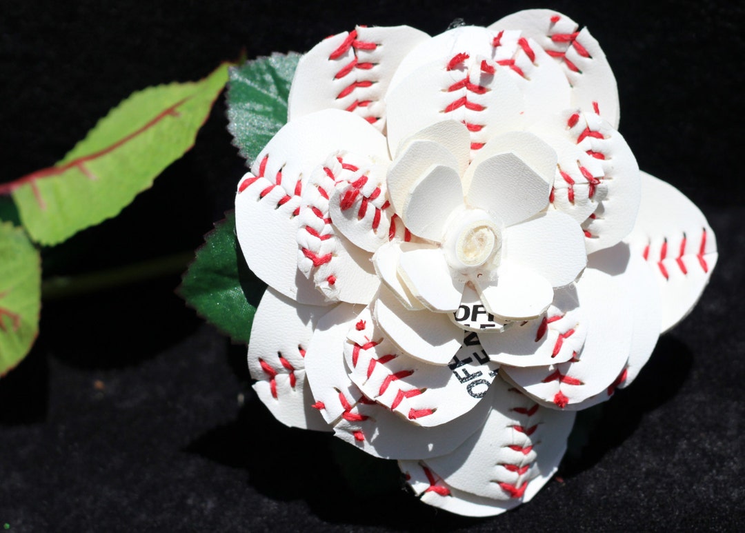 Baseball Rose in Full Bloom - Etsy