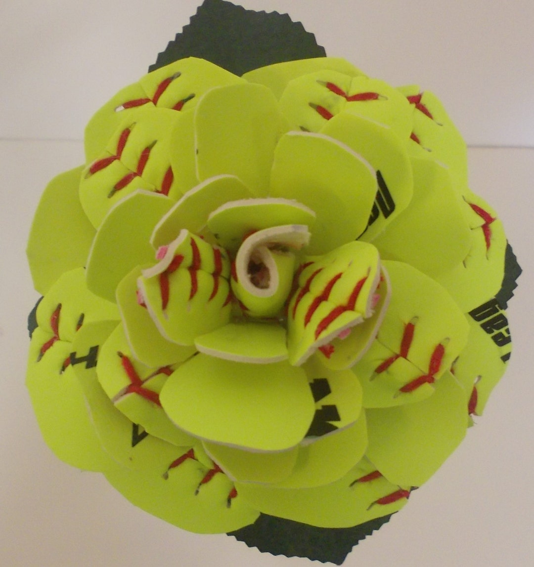 Softball "rose" in Full Bloom - Etsy