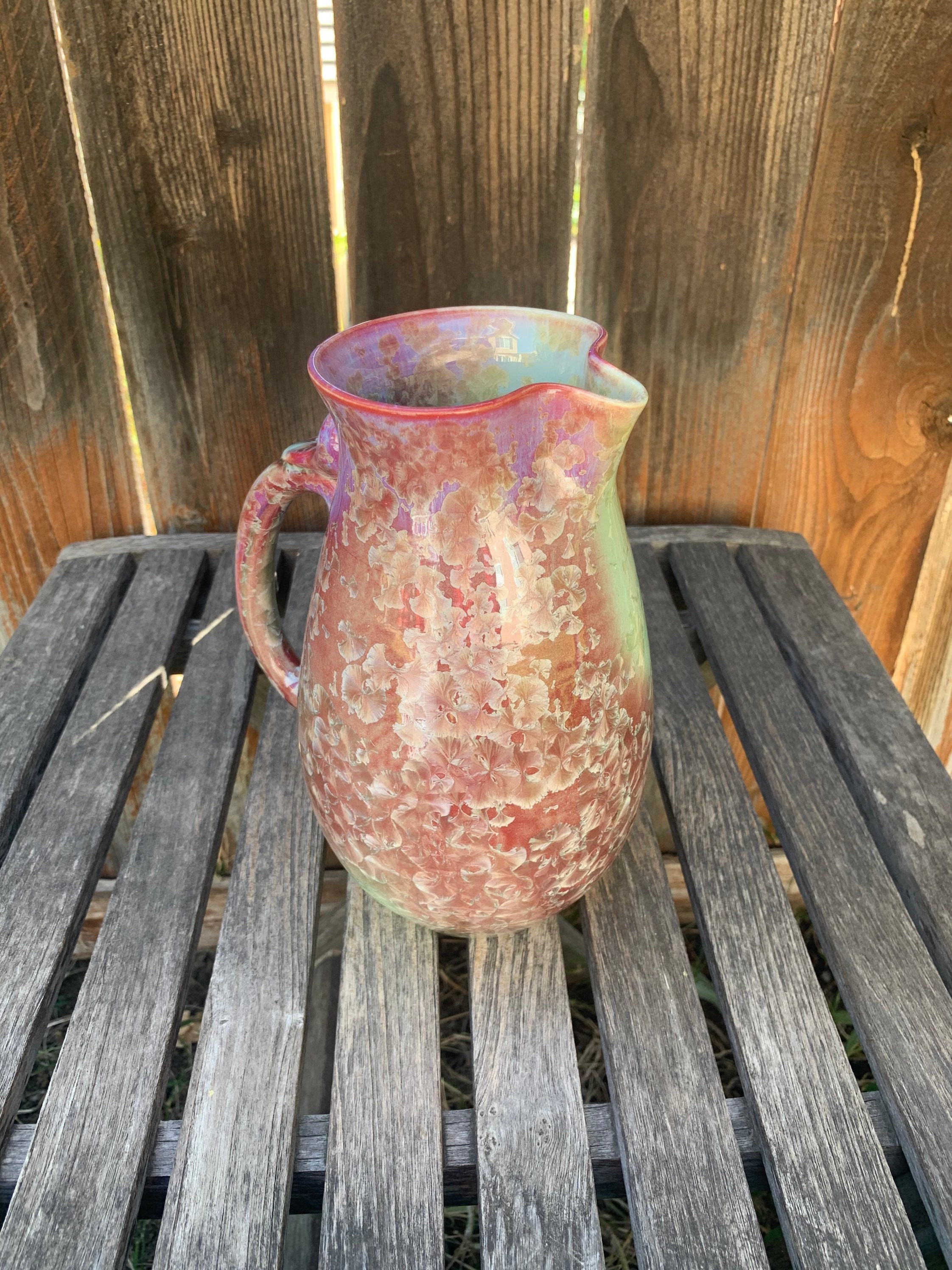 Pitchers & Drinking Sets Home & Living Ceramic Pitcher Crystalline ...