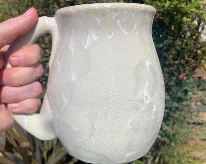 24 Oz Large Ceramic Mug Handmade Crystalline Glazed Large Coffee Cup - Etsy