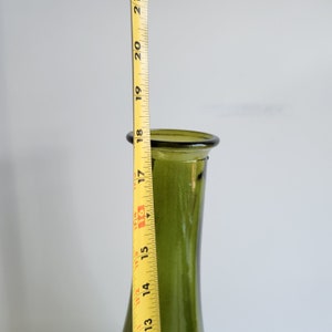 Rare 18 Spanish Green Glass Vase by San Miguel Vintage Home Decor ...
