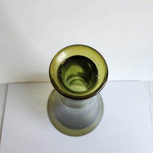 Rare 18 Spanish Green Glass Vase by San Miguel Vintage Home Decor ...