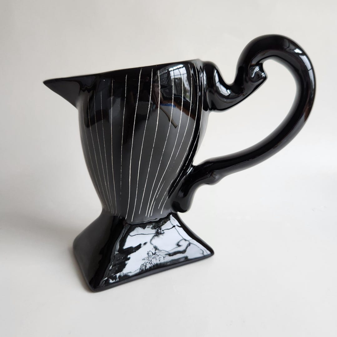 Rare Vintage Jiri Bures Creamer With Striped Design - Australian Artist ...