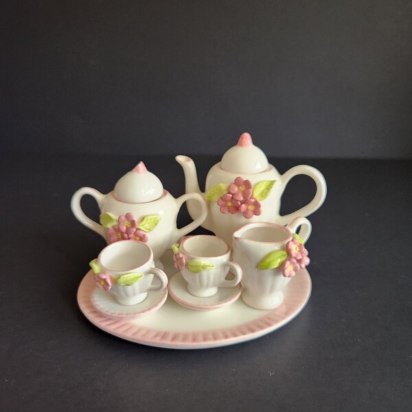Pink Tea Set - Etsy