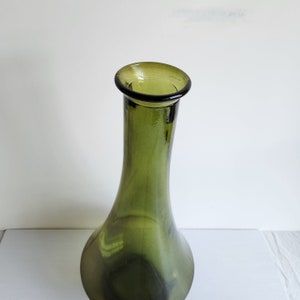 Rare 18 Spanish Green Glass Vase by San Miguel Vintage Home Decor ...