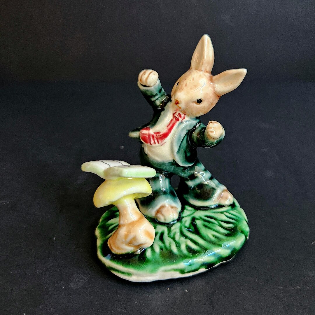 Vintage 3" Bunny Conductor Figurine From Albert Kessler’s Story Time ...