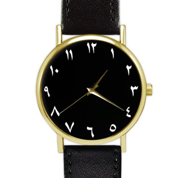 Arabic Numbers Watch - Etsy