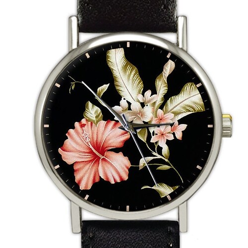 Sunflower Flower Watch Floral Botanical Women's - Etsy