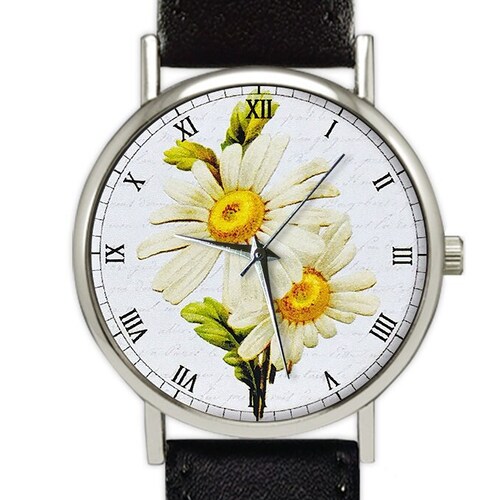 Sunflower Flower Watch Floral Botanical Women's - Etsy