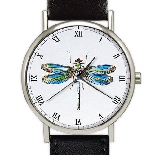 Dragonfly Watches Ladies Watches Men's Watches Insect - Etsy