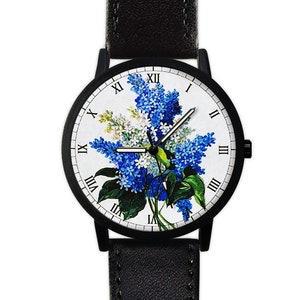 Vintage Lilac Flowers Watch | Syringa Floral Watch | Violets ...