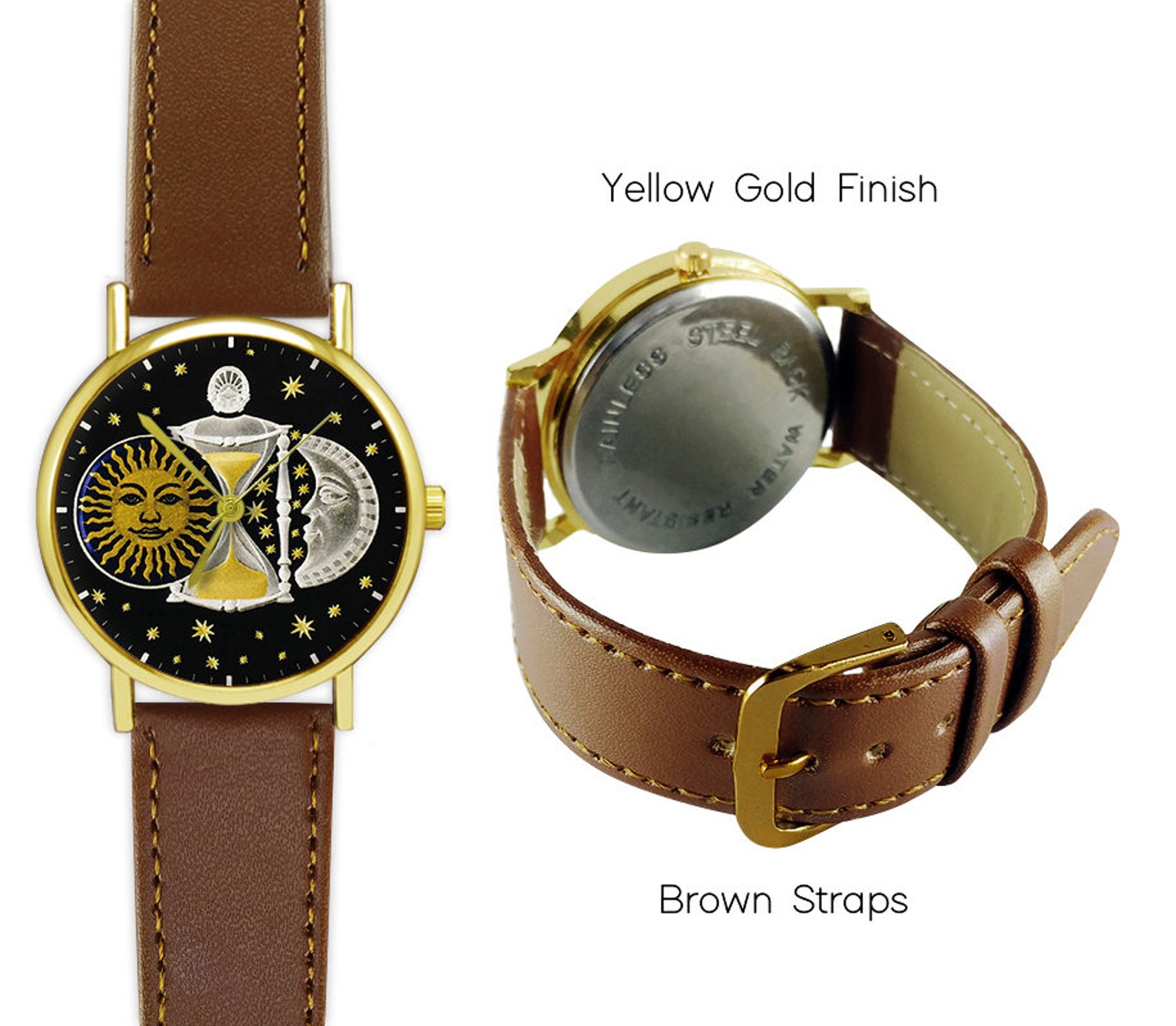 Sun and Moon Watch El Sol Y La Luna Astronomy Ladies | Etsy