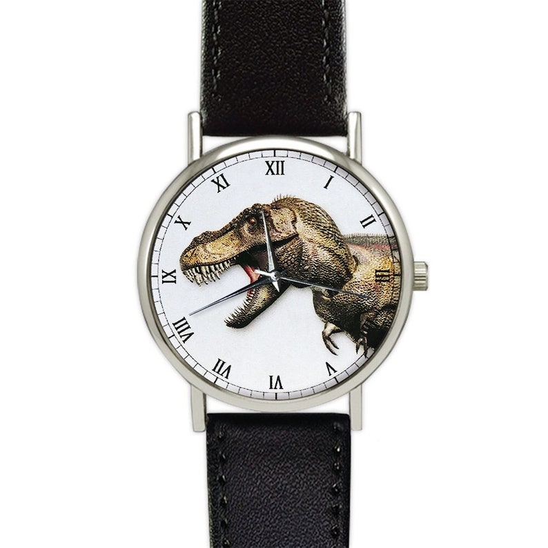Dinosaur Watch T-rex Leather Watch Ladies / Women's - Etsy