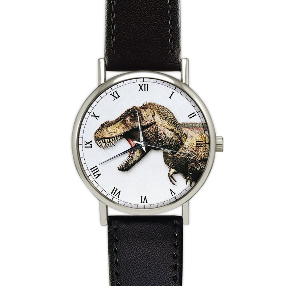 Dinosaur Watch T-rex Leather Watch Ladies / Women's | Etsy