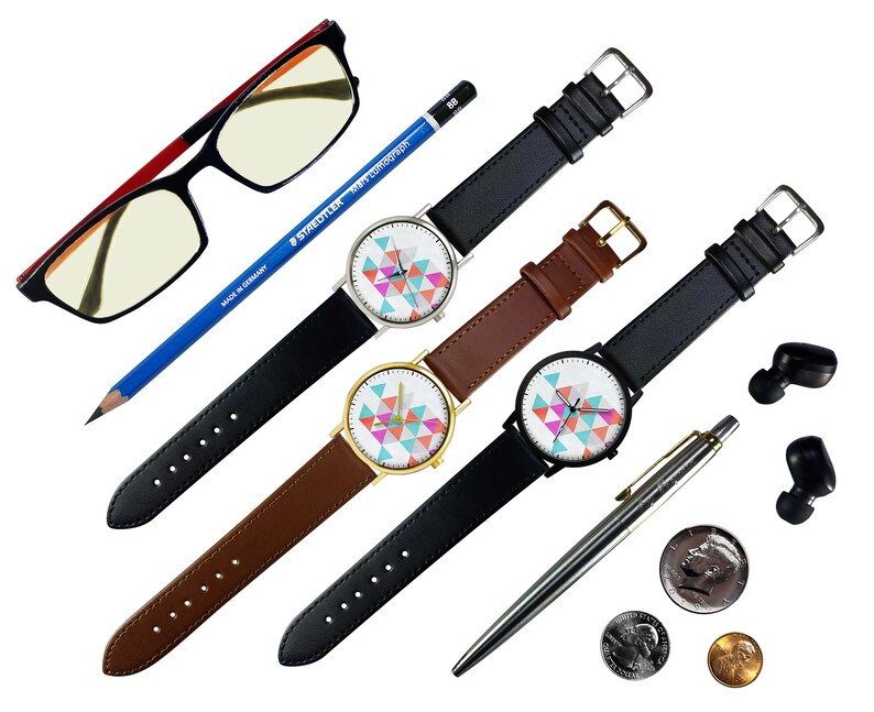Geometric Watch Triangles Vintage Style Watch Ladies - Etsy