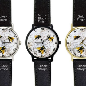 Vintage Honey Bee Watch | Insect Watch | Leather Watch | Ladies Watch ...